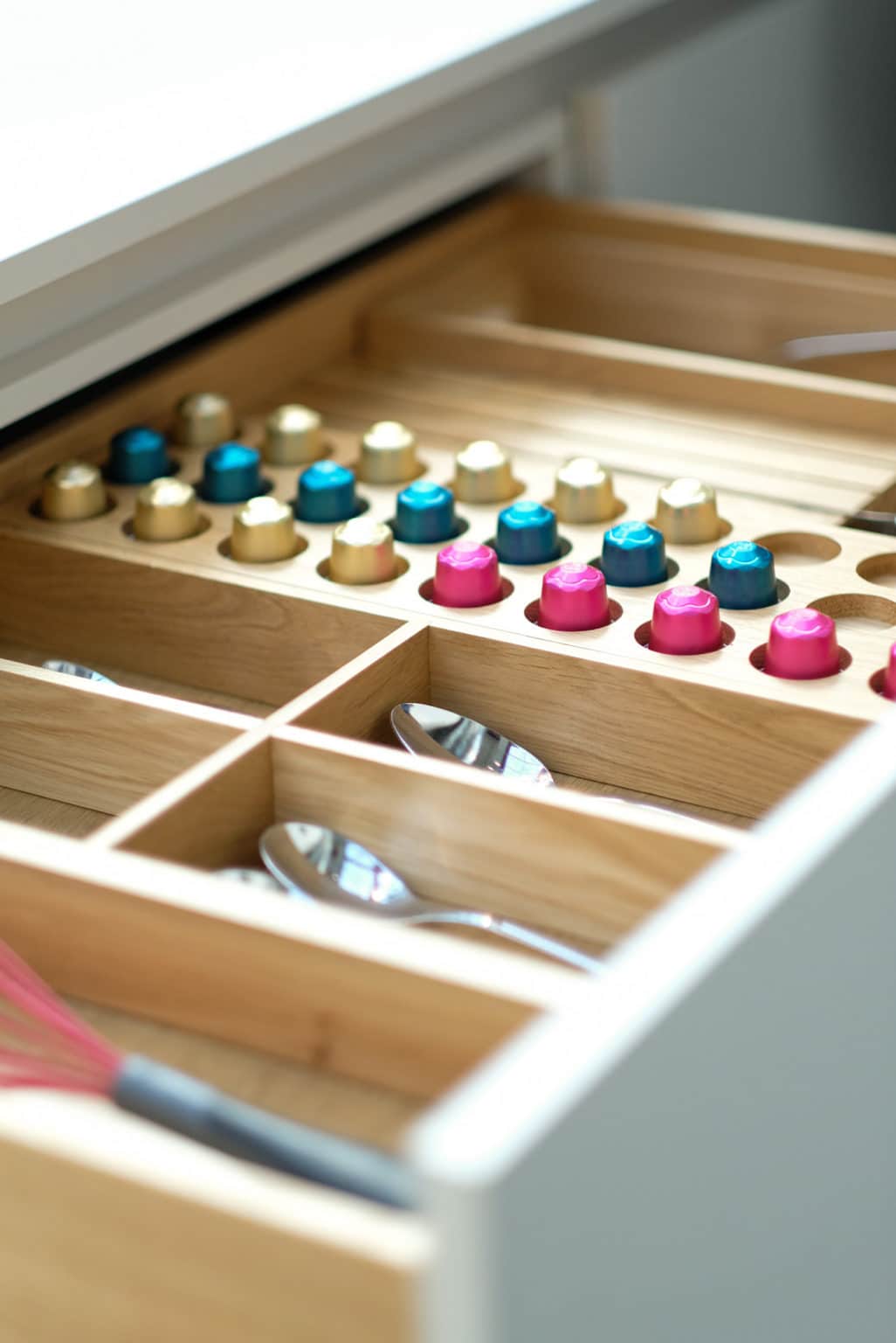 Køkkenskuffernes indretning - Få inspiration